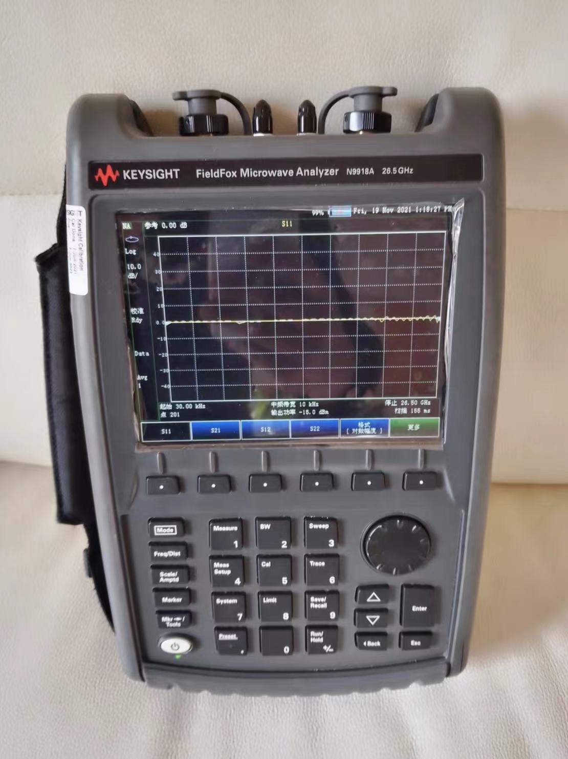 Analisador de RF portátil FieldFox N9918A de 30 KHz a 26,5 GHz