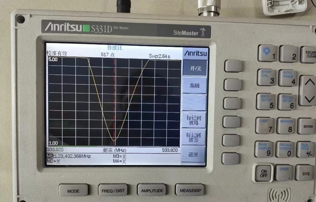 Anritsu S331D Cable maestro de sitio y analizador de antena 25 MHz a ...